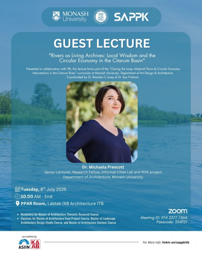 Guest Lecture SAPPK ITB & Monash University – Program Studi Arsitektur ...